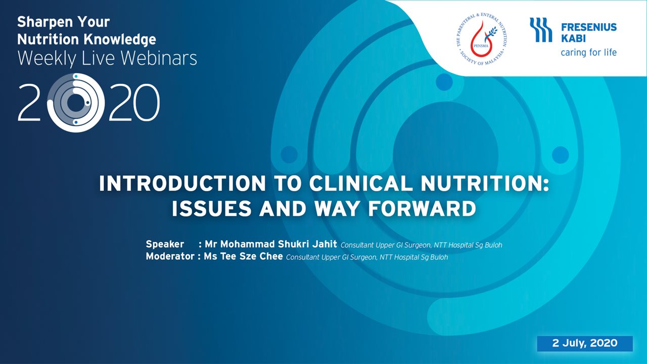 Introduction to Clinical Nutrition